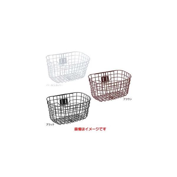 【取寄品 出荷：約5−9日 土日祝除く】自転車 前かご 厚さ10cmのA4バックが横向きに入る大容量、大型サイズ