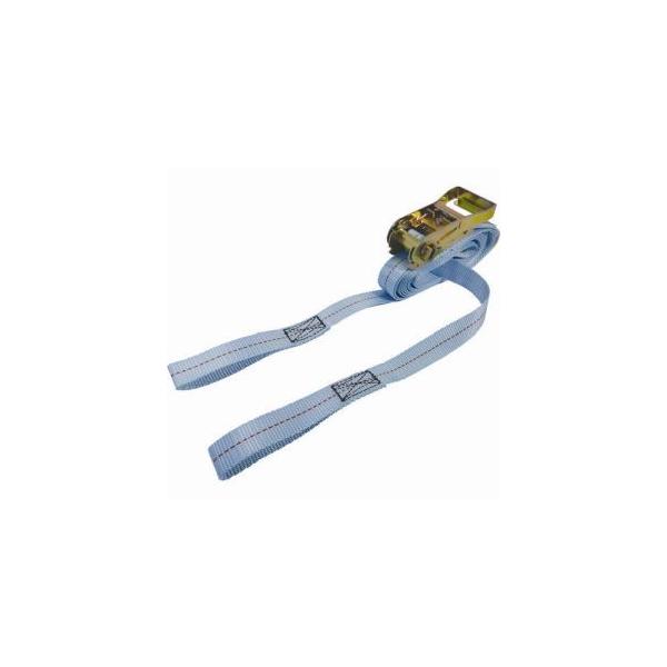 【取寄品 出荷：約3−7日 土日祝除く】ラチェット（歯車)式で簡単操作のベルト荷締機です。