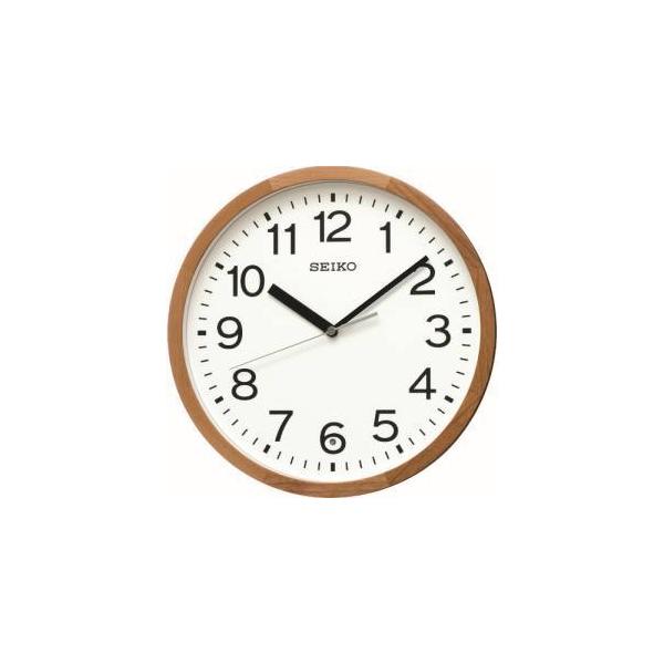 【取寄品 出荷：約3−7日 土日祝除く】天然木を使用したシンプルな電波時計です。