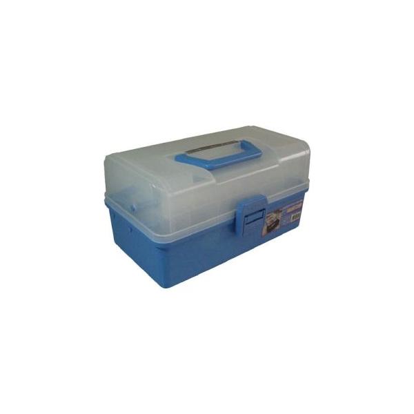 【取寄品 出荷：約2−6日 土日祝除く】●上部が半透明なので内部が外から見られます。●工具部品収納ケース、また小物入れ、救急箱、などに最適です。