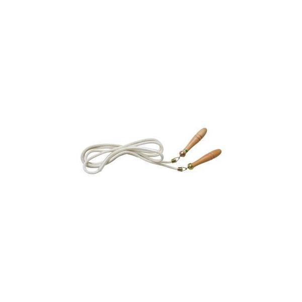 【取寄品 出荷：約7−11日 土日祝除く】綿金剛打(7mm×2.5m）中央ビニールチューブ付ジャンプロープ。