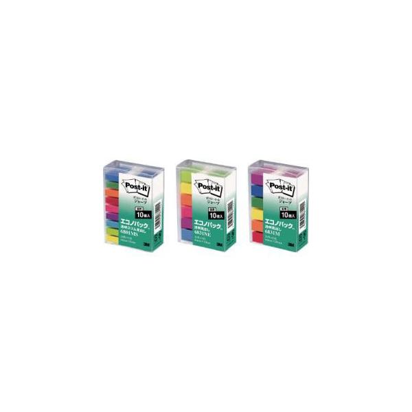 【取寄品 出荷：約2−6日 土日祝除く】【メール便3個まで対象商品】丈夫で破れにくい、フィルム素材のポスト・イット［［Ｒ上］］ 製品です。