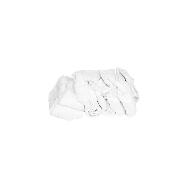 【取寄品 出荷：約5−9日 土日祝除く】水・油ともに吸水性に優れた白色のメリヤスウエスです。