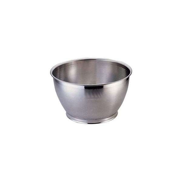 【取寄品 出荷：約5−9日 土日祝除く】パンチングシリーズの特長●ほつれがなく針金が折れて、食品に混入する心配がない。●カスがつまりにくく、水だけで汚れが取れるので洗いやすい。●錆に強く丈夫で衛生的。パンチング穴径:1.5mm※成形上、商品...