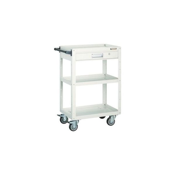 【取寄品 出荷：約3−7日 土日祝除く】【特長】●車輪と共に車軸もロックするダブルロック仕様のキャスターです。●アングル支柱に突起を出し、棚板を固定することにより縦横のゆれを軽減します。●棚板は皿型・フラット型の表裏両面使用できます。【用途...