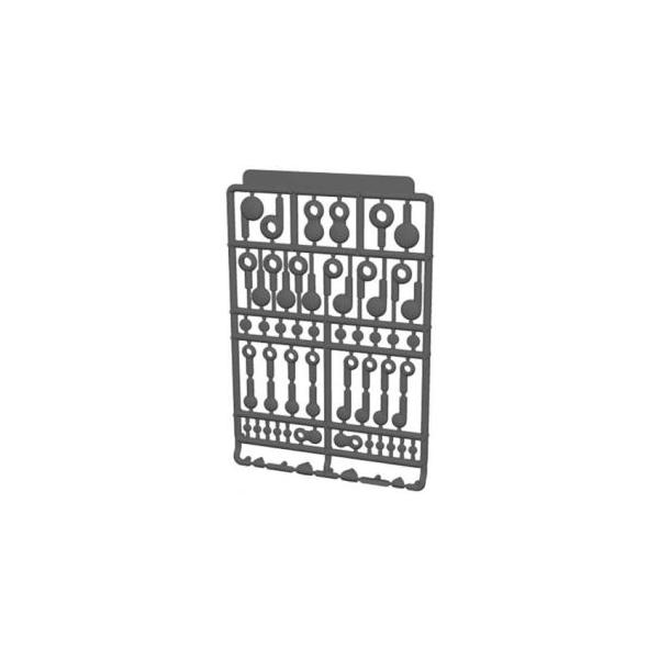 【取寄品 出荷：約5−9日 土日祝除く】【メール便3個まで対象商品】1/12可動フィギュアの関節に!楕円状のスリムタイプなので可動部のアウトラインがスッキリ!プラモデルの改造・補修やガレージキットの製作・改造に!素材は保持力抜群のポリカーボ...