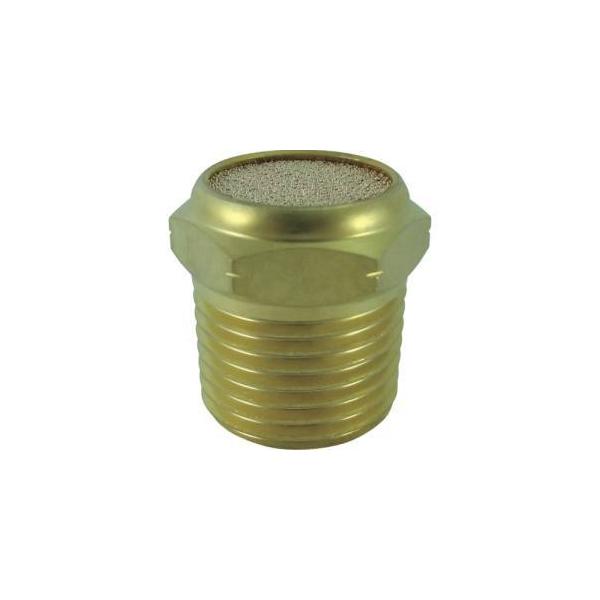 【取寄品 出荷：約2−6日 土日祝除く】【メール便6個まで対象商品】小型バルブやパイロットエアの排気用、省スペースマフラとして、場所をとりません。また、圧力解放目的に最適です。