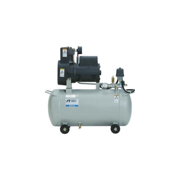 【取寄品 出荷：約4−8日 土日祝除く】経済的な圧力開閉制御の無給油式レシプロコンプレッサーです。