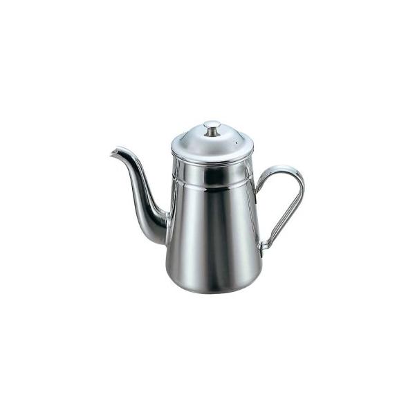 【取寄品 出荷：約5−9日 土日祝除く】EBM 18-8 電磁対応 コーヒーポット 太口 ＃15 2200cc 江部松商事