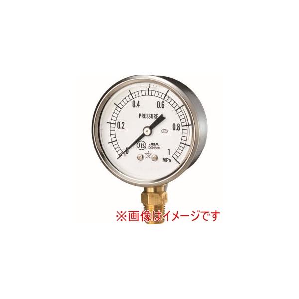 【取寄品 出荷：約2−6日 土日祝除く】グリセリン封入圧力計は激烈なる振動、脈動下において使用可能です。