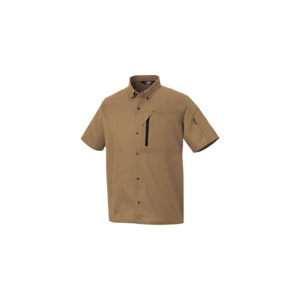 【取寄品 出荷：約5−9日 土日祝除く】ストレッチ生地と立体カッティングで、腕・肩部分が動かしやすい作業着です。