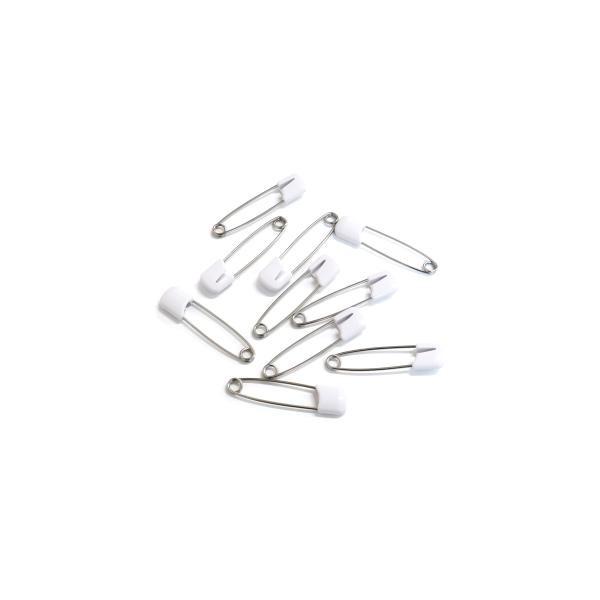 【取寄品 出荷：約5−9日 土日祝除く】■サイズ/全長44mm 幅約10mm■100本入■日本製カギのかかる安全ピンとしてご家庭や学校、ぬいぐるみ留めにも人気のロングセラー商品「クリッピン」・子供も使うピンだから安全を第一に考えた針の太さ・...