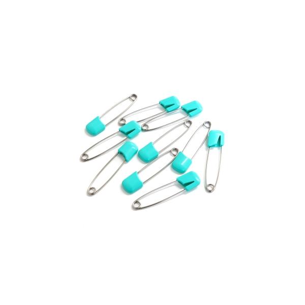 【取寄品 出荷：約5−9日 土日祝除く】■サイズ/全長53mm 幅約12mm■100本入■日本製カギのかかる安全ピンとしてご家庭や学校、ぬいぐるみ留めにも人気のロングセラー商品「クリッピン」・子供も使うピンだから安全を第一に考えた針の太さ・...