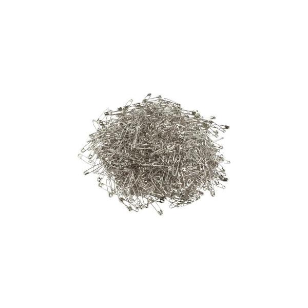 名札つけやタグ付けなど幅広い使い方ができる安全ピン。