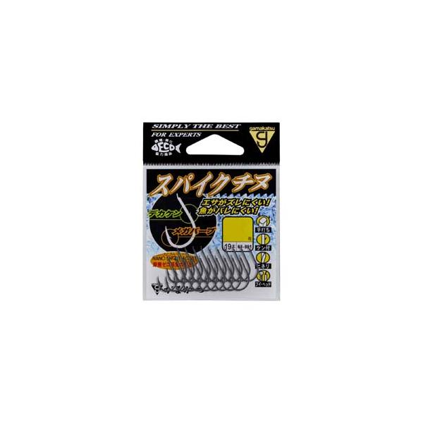 【取寄品 出荷：約5−9日 土日祝除く】【メール便6個まで対象商品】大きなカエシの「メガバーブ」により、掛けたチヌのバラシを防ぐ！最大の特徴は、従来のチヌ鈎のカエシよりも大きな「メガバーブ」を採用することにより、掛けた魚をガッチリキープ。