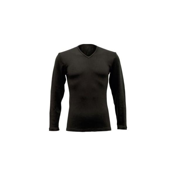 リベルタ サーモワン Vネック長袖 メンズ/BLK(L) TO26100001(代引不可)【送料無料】 リベルタ TO-26100001 サーモワン Vネック長袖 メンズ/BLK L