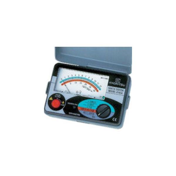 【取寄品 出荷：約5−9日 土日祝除く】簡易測定（2極法）に対応したアナログアーステスタです。