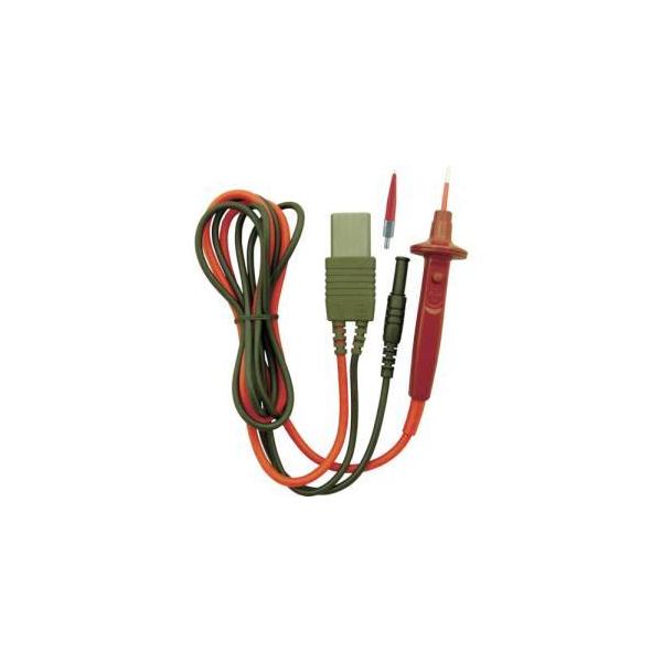 【取寄品 出荷：約5−9日 土日祝除く】絶縁抵抗計用リモートスイッチ付赤黒プローブセットです。