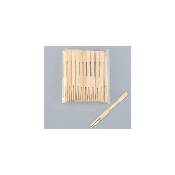 【取寄品 出荷：約5−9日 土日祝除く】【メール便3個まで対象商品】神堂 身竹フォーク 50本入 06044