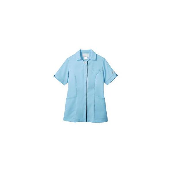 【取寄品 出荷：約5−9日 土日祝除く】凛と美しく、上品に。ナースとしての誇りを感じさせる、洗練された襟付きジャケット。「プロ・プライド」シリーズ。