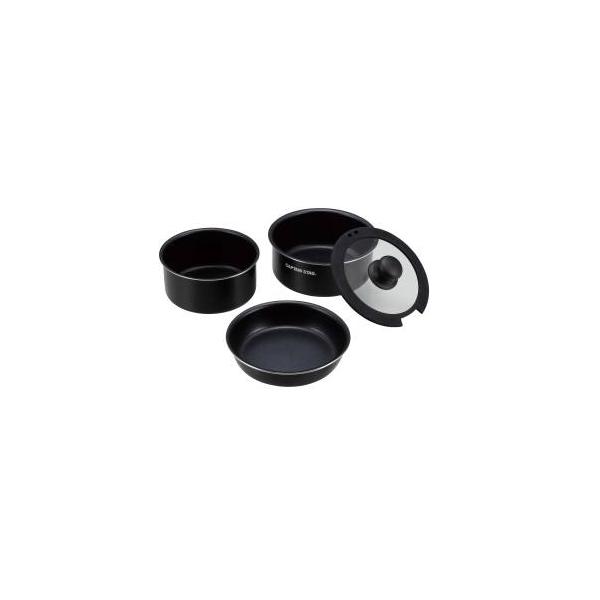 【取寄品 出荷：約5−9日 土日祝除く】アウトドアやご家庭で使えるフライパン・鍋セット。