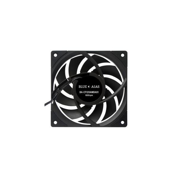 【取寄品 出荷：約5-9日 土日祝除く】銅軸を採用して静音性と耐久性を高めた120mmFDBケースファンです