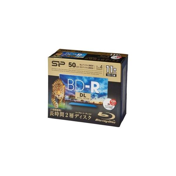 一度だけ録画が可能な高容量BD-R ディスク お買い得な10枚+1枚パック
