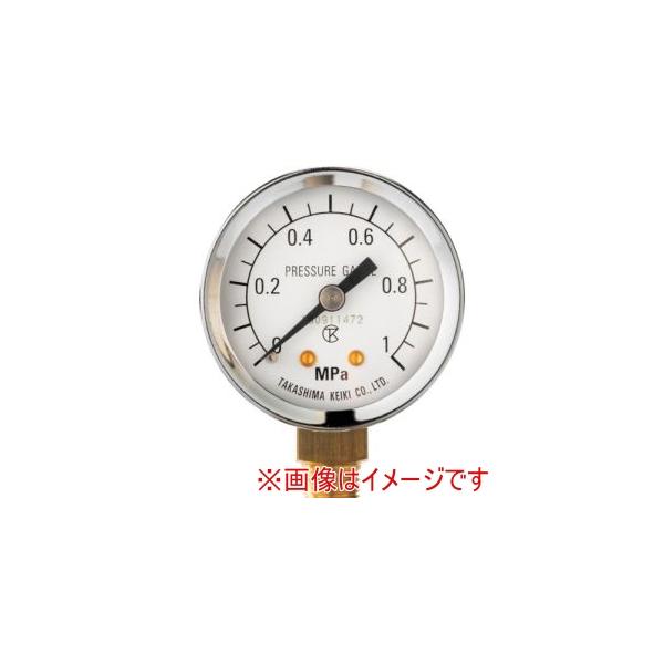【取寄品 出荷：約2−6日 土日祝除く】機器、装置への組込みにピッタリサイズの小型圧力計です。