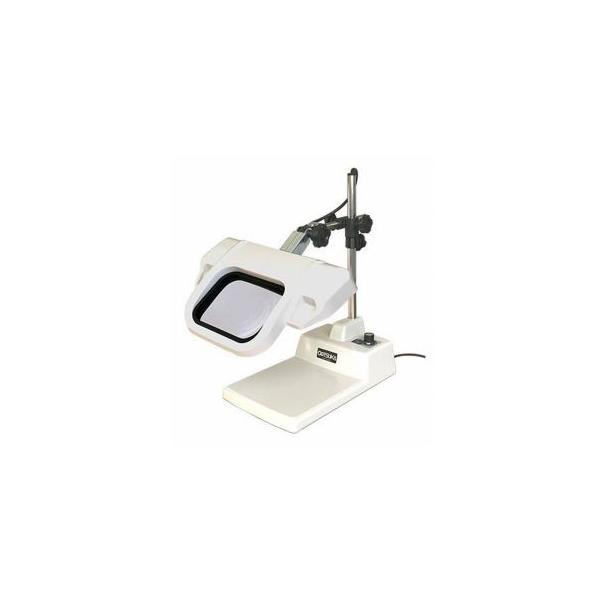 【取寄品 出荷：約5−9日 土日祝除く】オーライトIIIL-Bは、照明に高寿命で定評のあるLEDパネルライトを搭載し、レンズ中心部に向けて角度をつけた光線を照射することで、ワーク表面の凹凸を光線の乱反射で可視化します。