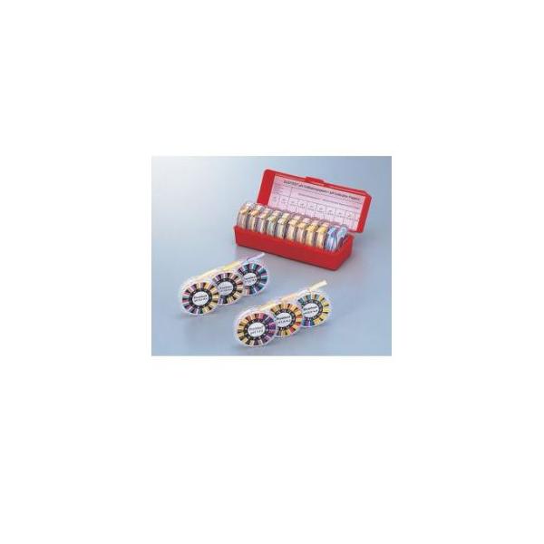 【取寄品 出荷：約2−6日 土日祝除く】【メール便6個まで対象商品】【特徴】●2種類の異なった指示薬を分離し、高い精度と正確な読み取りができます。●中央部分は疎水性が強く、試験紙に物理的強度を保持させています。●使いやすいプラスチックディス...