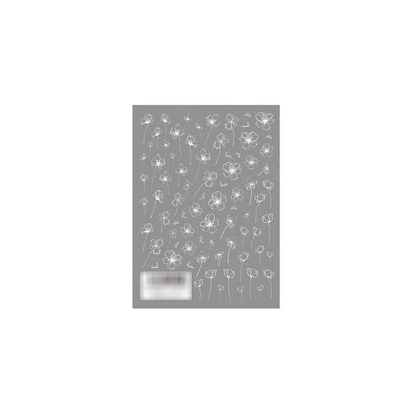 【取寄品 出荷：約5−9日 土日祝除く】【メール便6個まで対象商品】プロ仕様の柔らかくて薄いネイルシール