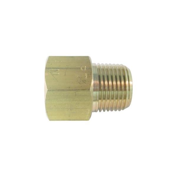 【取寄品 出荷：約2−6日 土日祝除く】【メール便6個まで対象商品】NPTネジ（アメリカ管用テーパーネジ）から、PTネジへの変換、または、PTネジからNPTネジへの変換用ソケットです。