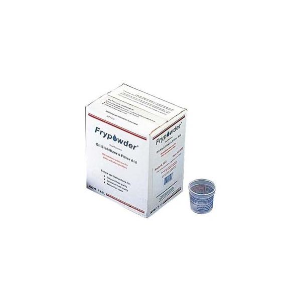 【取寄品 出荷：約2−6日 土日祝除く】フライ油をリフレッシュ。揚げ物の品質が向上 フライ油の劣化成分をフライパウダーが吸着するため、揚げ物への油の浸透が減り、揚げ物がカラリと揚がります。また、揚げ物の中まで火通しが良く、品質のバラツキが少...