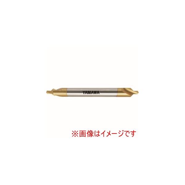 【取寄品 出荷：約2−6日 土日祝除く】90°のセンタ穴加工ができるロングシャンク強ねじれ溝Ａ形センタ穴ドリルで、耐摩耗性・耐溶着性に優れたコーティングを施しています。