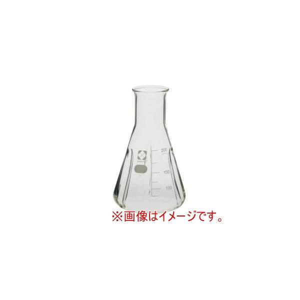 【取寄品 出荷：約5−9日 土日祝除く】バッフルが3ヵ所についており、通常の三角フラスコに比べ撹拌・通気効率が高い三角フラスコです。