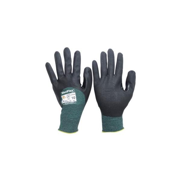 【取寄品 出荷：約2−6日 土日祝除く】特許取得のマイクロ発泡ニトリルコーティングは熱と蒸れを360°全方向から放出し、手の温度を最適に保ちます。