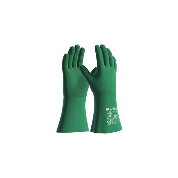 【取寄品 出荷：約5−9日 土日祝除く】独自のコーティング技術により、優れた撥水性と耐薬品性を備えた手袋です。