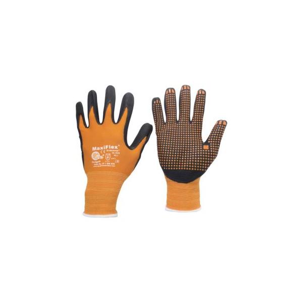 【取寄品 出荷：約2−6日 土日祝除く】特許取得のマイクロ発泡ニトリルコーティングは熱と蒸れを360°全方向から放出し、手の温度を最適に保ちます。