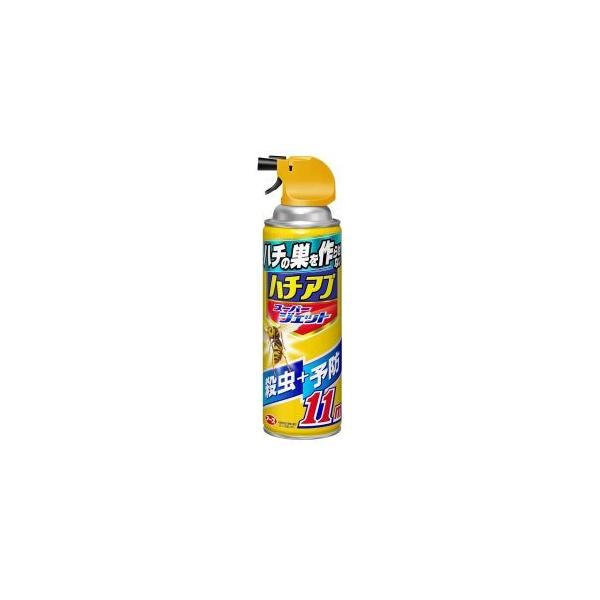 【取寄品 出荷：約5−9日 土日祝除く】ハチの巣作り予防と超速駆除!●スズメバチ、アシナガバチ、アブを速効殺虫●ハチが巣を作りそうな場所にあらかじめスプレーするだけで、ハチを寄せつけず巣を作らせません●大量に遠くまで(無風状態で約11m)噴...