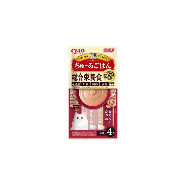 【取寄品 出荷：約5−9日 土日祝除く】猫ちゃんに必要な栄養素をバランス良く配合した総合栄養食のちゅ〜るです。