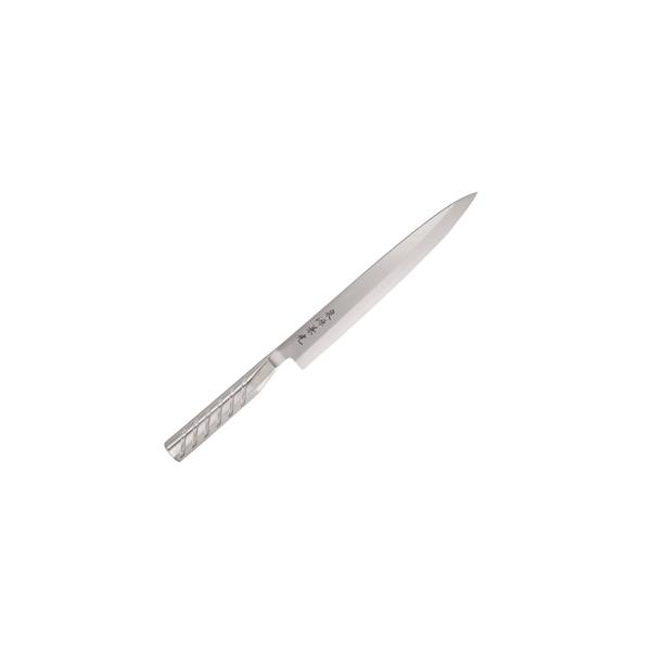 【取寄品 出荷：約5−9日 土日祝除く】貝印 泉源兼光 INOX ハンドル 和包丁 刺身 240mm ASN2201ステンレスの一体構造のため熱湯消毒や食器洗浄機、食器乾燥機の使用が可能です。