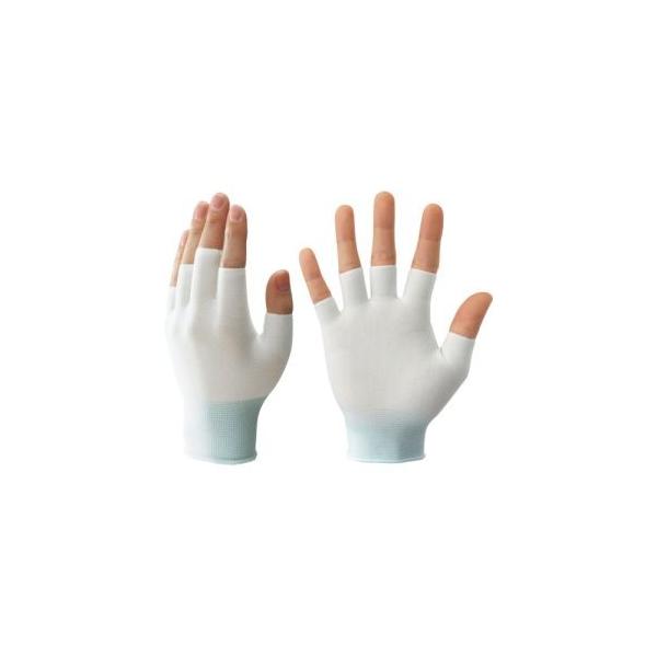 【取寄品 出荷：約2−6日 土日祝除く】指先部分をカットして作業しやすい下ばき手袋です。