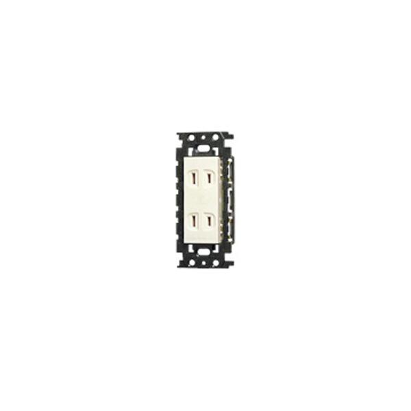 【取寄品 出荷：約5−9日 土日祝除く】【メール便3個まで対象商品】パナソニック WN13024K フルカラー絶縁ダブルコンセント Panasonic