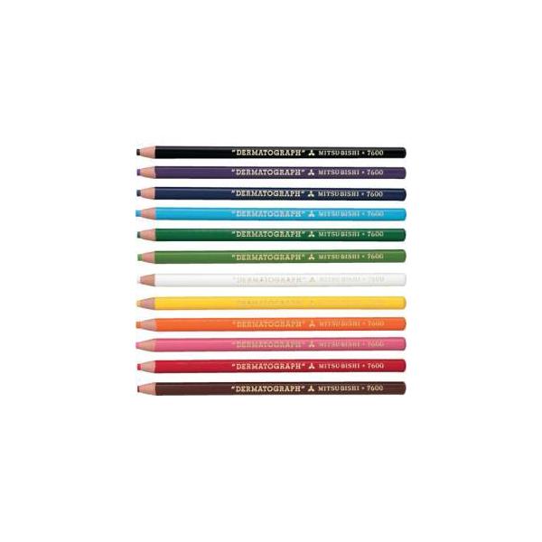 【取寄品 出荷：約2−6日 土日祝除く】【メール便2個まで対象商品】金属・ガラス・プラスチックなどにも書ける色鉛筆です。