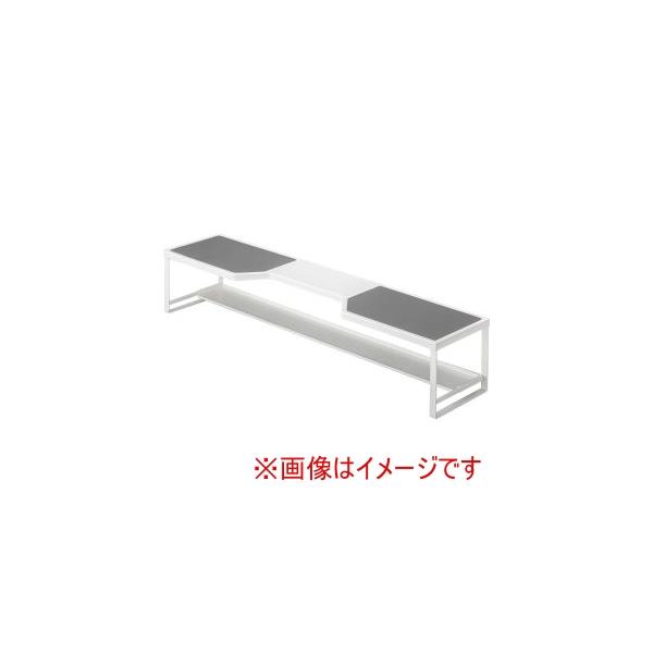 【取寄品 出荷：約5−9日 土日祝除く】小物が置ける排気口カバーとコンロ奥ラックが一体になった排気口カバー付きコンロ奥ラック