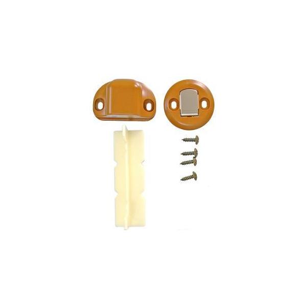 【取寄品 出荷：約5−9日 土日祝除く】専用冶具付なので取付も簡単!マグネットストッパー収納扉タイプ扉が開いている時は戸当りがジャマにならないフラットタイプです。