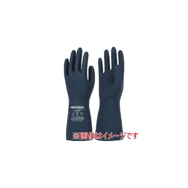 【取寄品 出荷：約2−6日 土日祝除く】クロロプレンゴム製の耐油・耐薬品用手袋です。