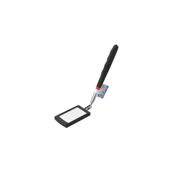 【取寄品 出荷：約5−9日 土日祝除く】アークランドサカモト GREATTOOL 伸縮式点検鏡 角型ライト付 GTIM-31鏡の角度を自由に変えることができます。柄は伸縮するので、背面や狭い場所など、見えにくい場所も鏡に映して簡単に見ること...