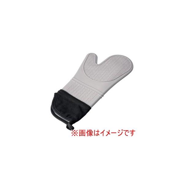 【取寄品 出荷：約2−6日 土日祝除く】TKG シリコンオーブンミット 片手 10インチ グレー DOCE501 遠藤商事