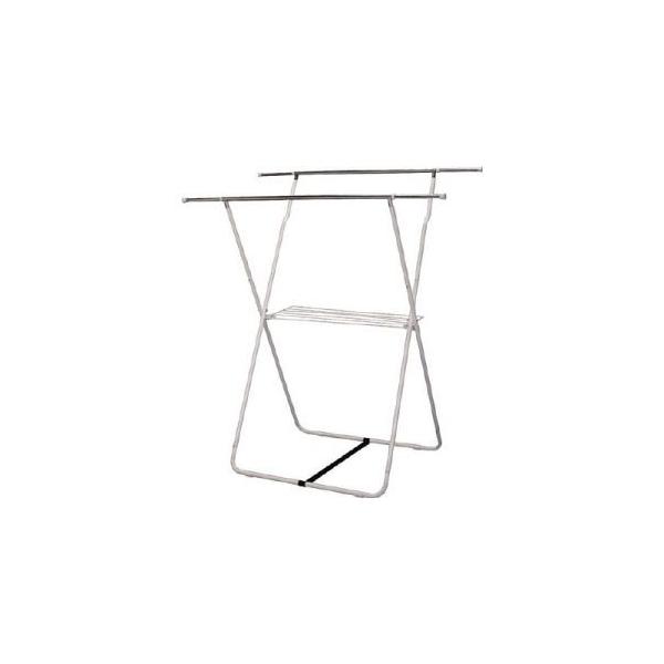 【取寄品 出荷：約5−9日 土日祝除く】丈夫で、ぐらつきにくい室内物干しです。